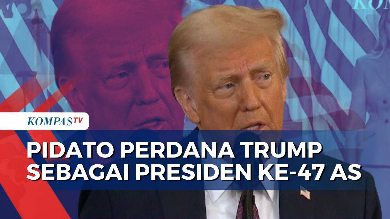 [FULL] Pidato Perdana Donald Trump Usai Resmi Dilantik Sebagai Presiden ke-47 AS - Kompas TV | Vidio