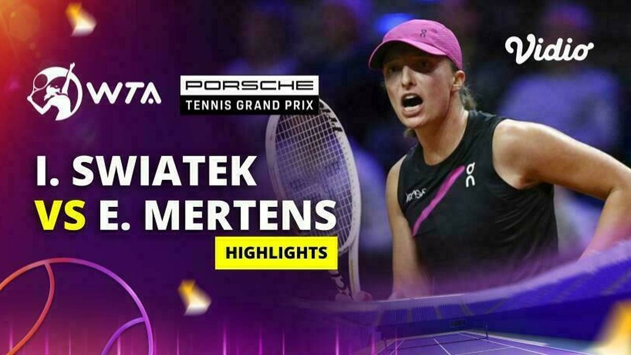 Iga Swiatek vs Elise Mertens - Highlights | WTA Porsche Tennis Grand ...