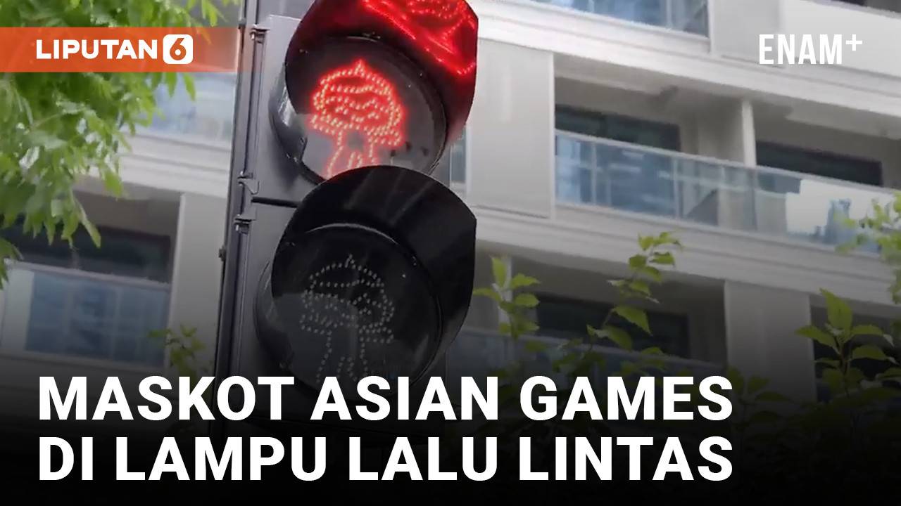 Lampu Lalu Lintas Motif Maskot Semarakkan Asian Games Hangzhou ...