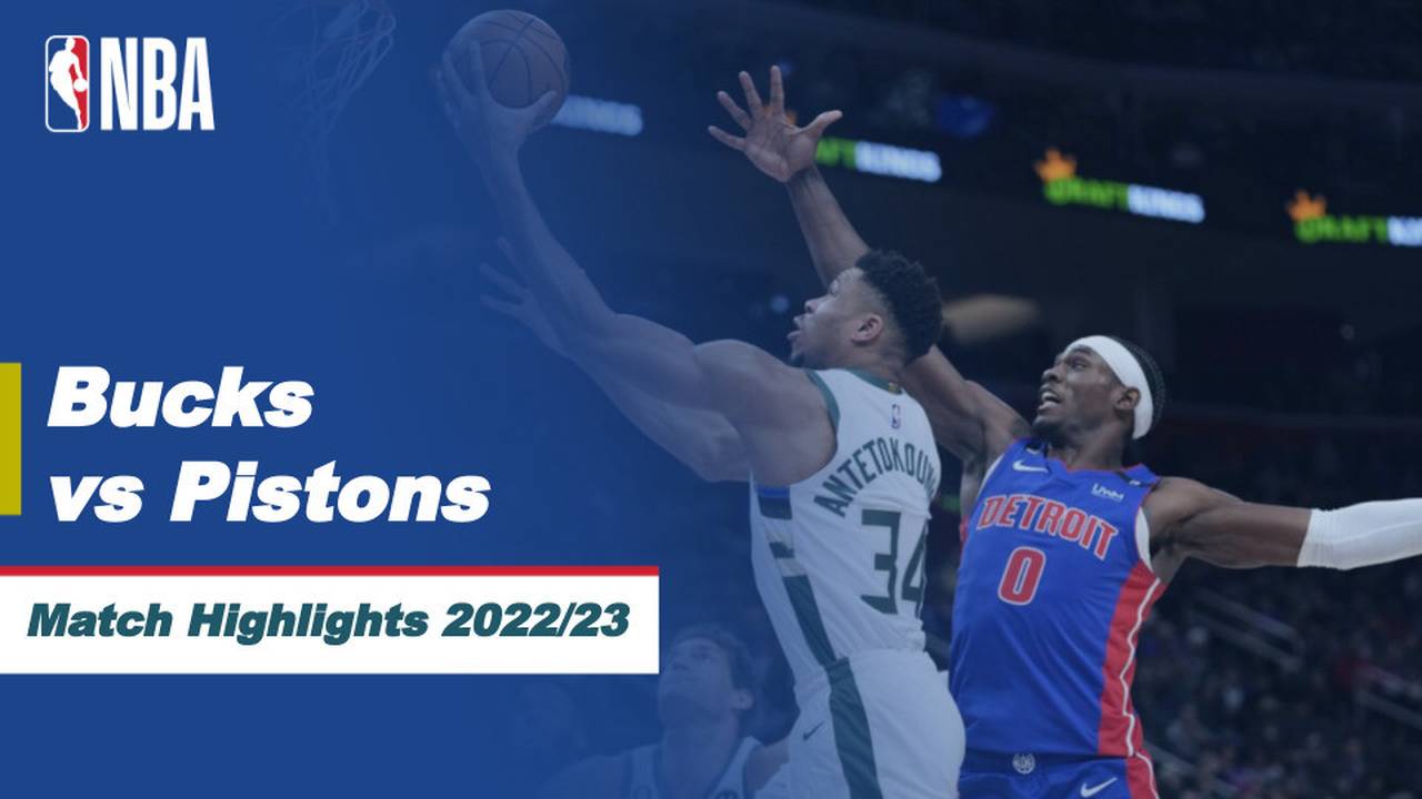 Match Highlights | Milwaukee Bucks vs Detroit Pistons | NBA Regular Season 2022/23 | Vidio