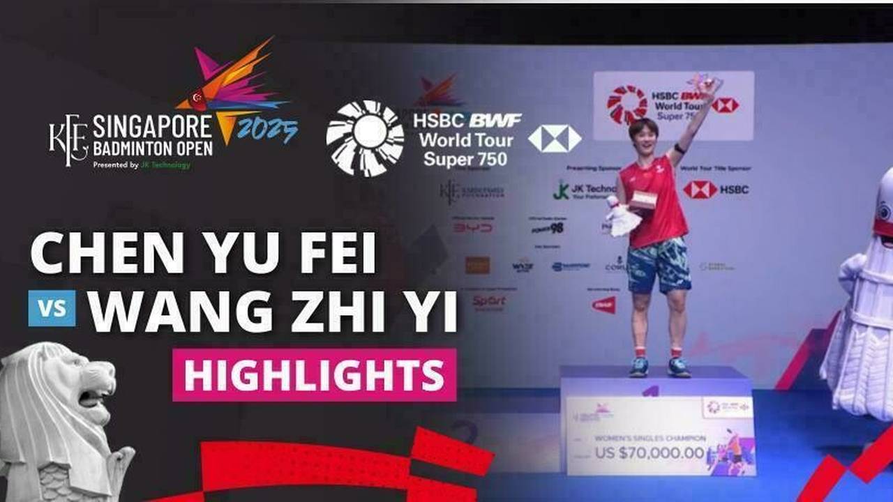Chen Yu Fei (CHN) vs Wang Zhi Yi (CHN) - Highlights | KFF Singapore Badminton Open 2025