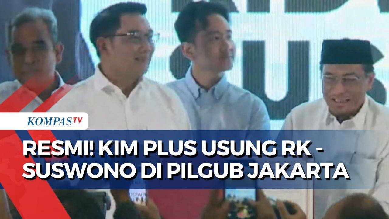 Deklarasi Resmi KIM Plus Dukung Ridwan Kamil-Suswono di Pilkada Jakarta ...