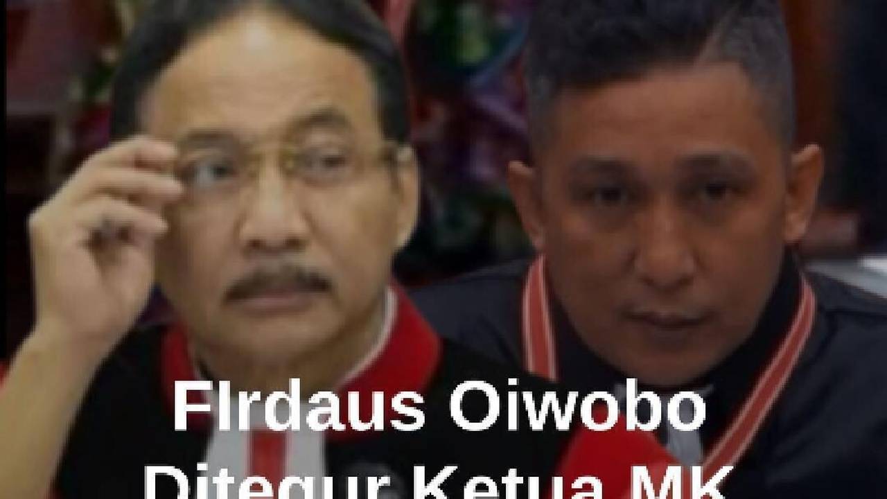 Firdaus Oiwobo Ditegur Disuruh Lepas Toga Hingga Salah Sebut Nama Ketua ...
