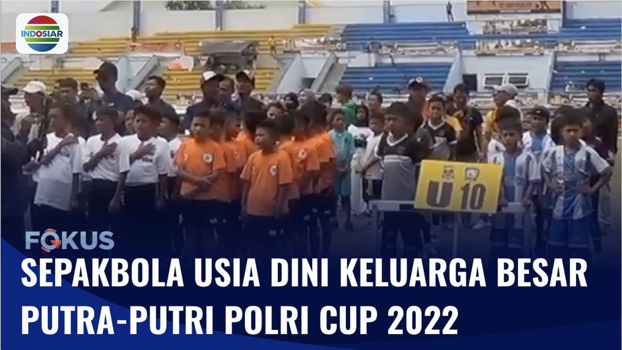 Turnamen Sepak Bola Usia Dini KBPP Polri Cup 2022, Diikuti 76 Tim dari ...