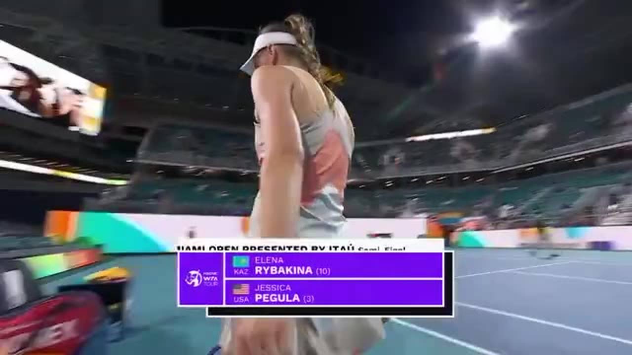 Semifinal: Elena Rybakina vs Jessica Pegula - Highlights | WTA Miami Open 2023 | Vidio