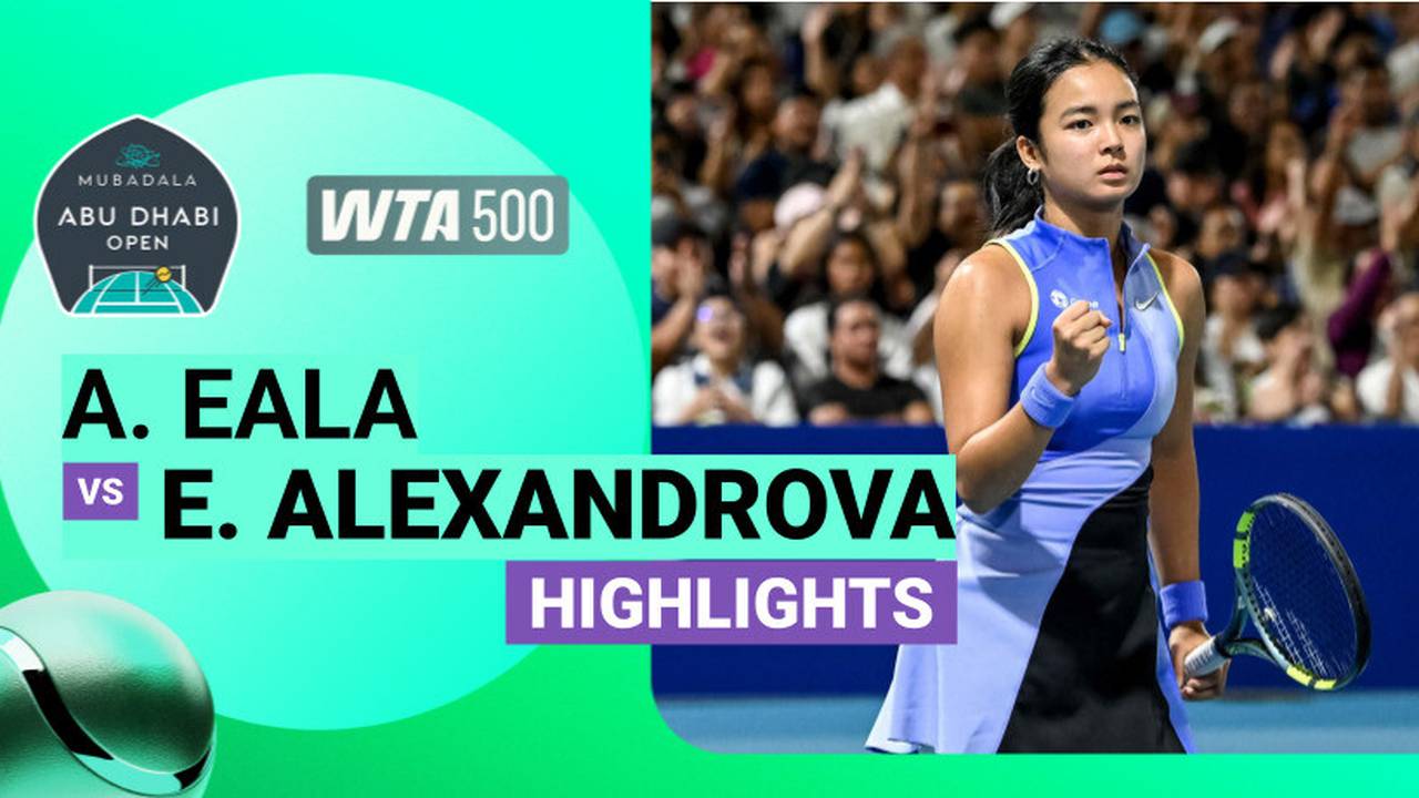 Quarter Final: Alexandra Eala vs Ekaterina Alexandrova - Highlight ...