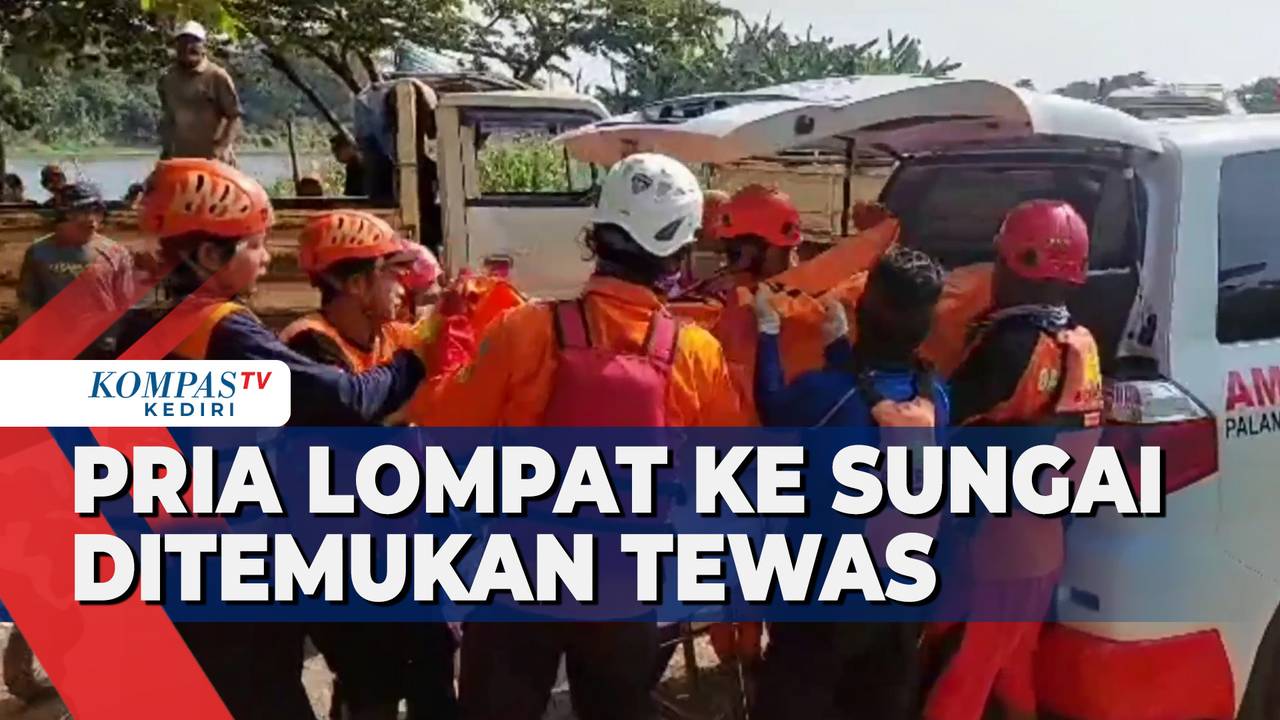 Pria Yang Terjun ke Sungai Brantas Ditemukan Meninggal Dunia - Kompas TV | Vidio