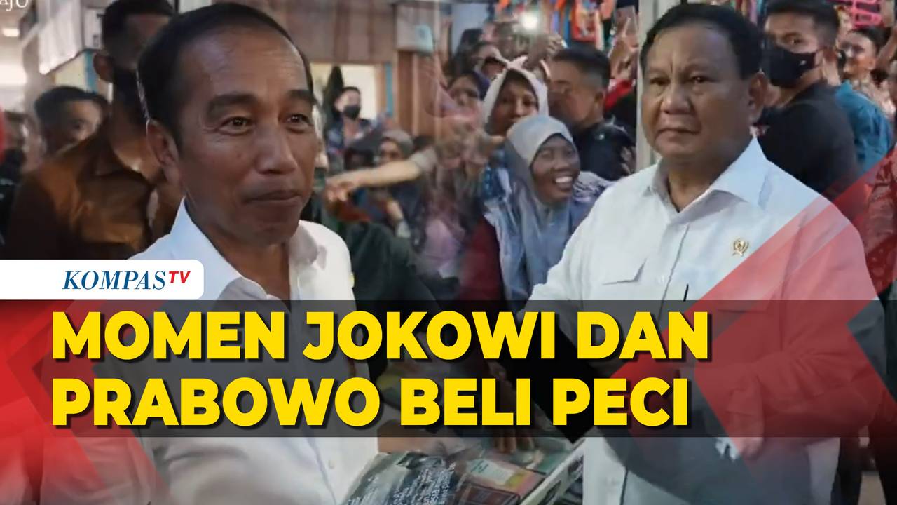 Momen Jokowi dan Prabowo Belanja Peci hingga Baju Koko di Kebumen - Kompas TV | Vidio