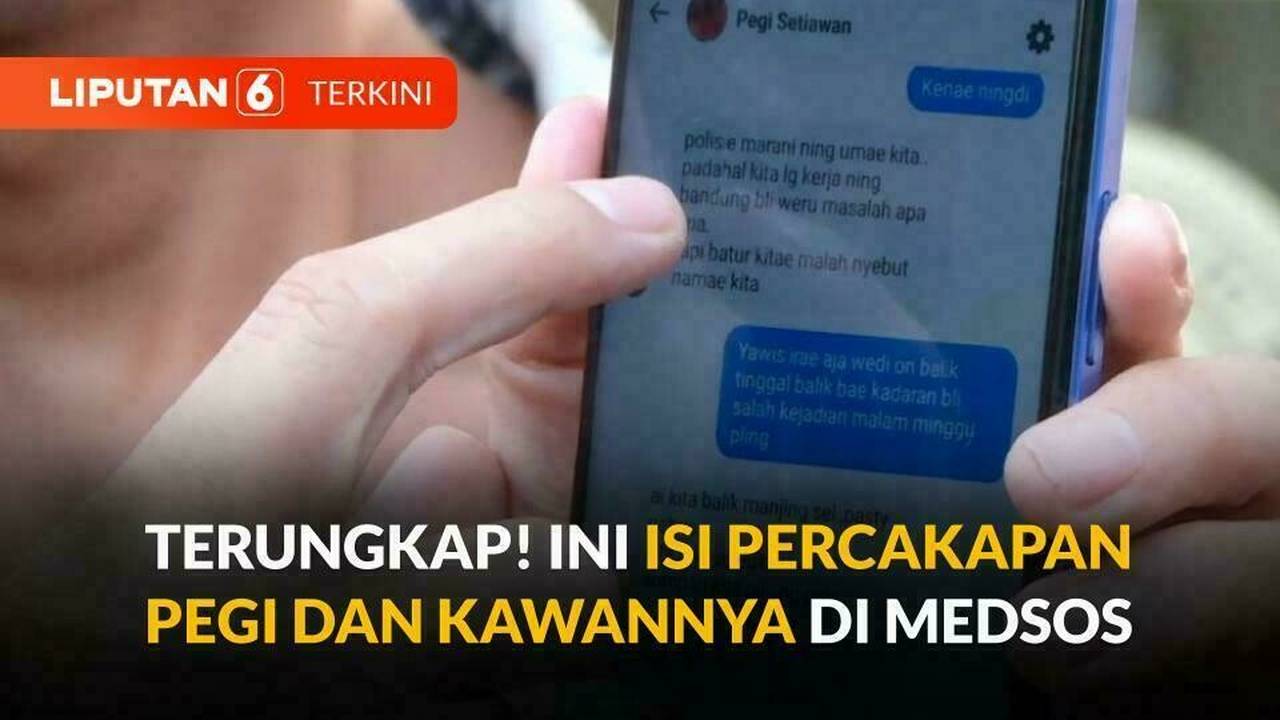 Terungkap! Isi Obrolan Pegi Setiawan dan Rekannya di Facebook saat ...