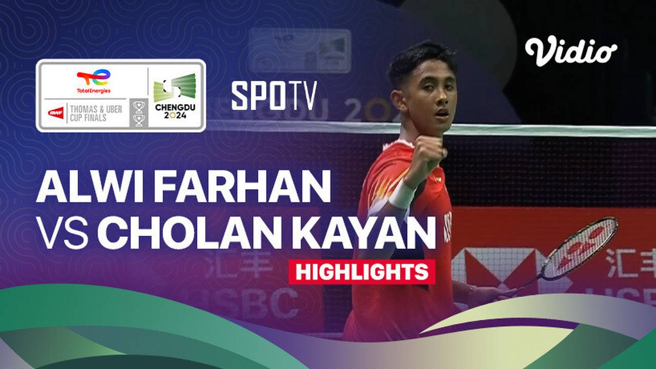 Alwi Farhan (INA) vs Cholan Kayan (GBR) - Highlights | Thomas Cup ...