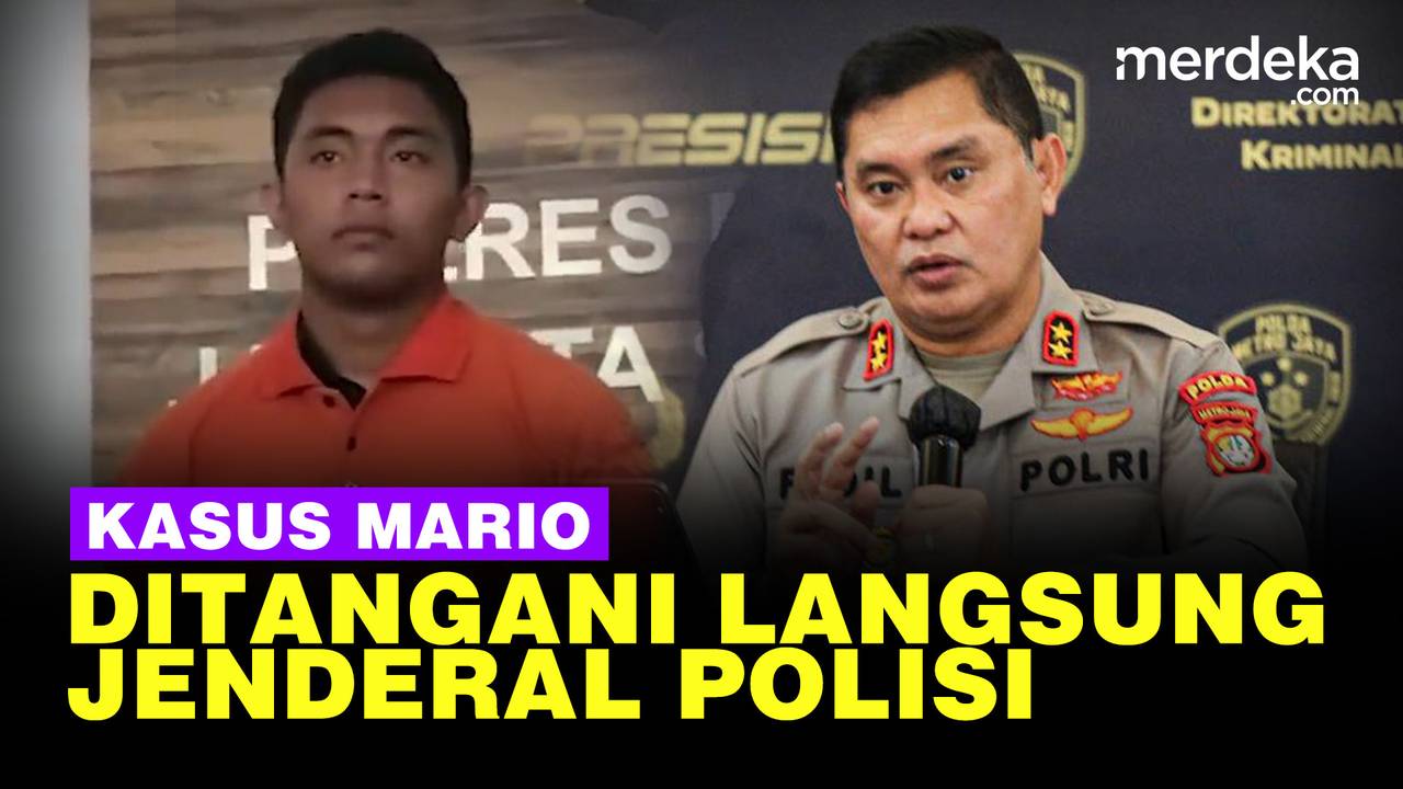 Kasus Mario Dandy Aniaya David, Jenderal Polisi Sampai Turun Tangan - merdeka | Vidio