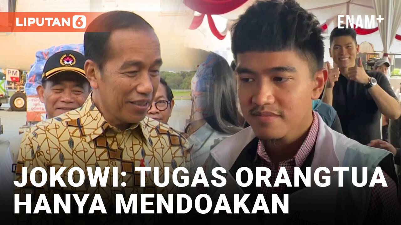 Ditanya soal Restu Kaesang Maju Pilkada, Jokowi: Tugas Orangtua Hanya Mendoakan - LiputanEnam ...