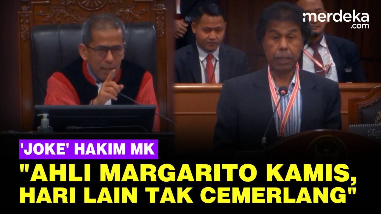 Kocak Hakim MK Saldi Isra Candai Margarito Kamis Ahli Prabowo: Kalau ...