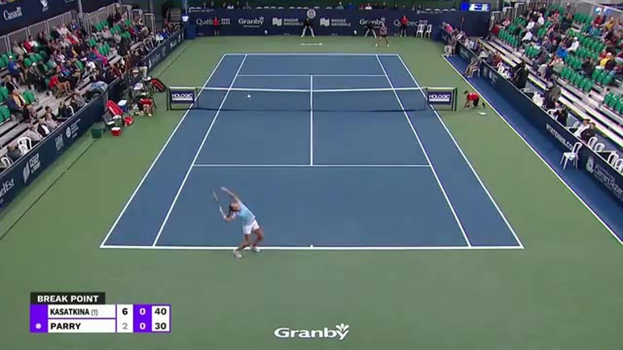 Match Highlights | Daria Kasatkina vs Diane Parry | WTA Championnats Banque Nationale de Granby 2022