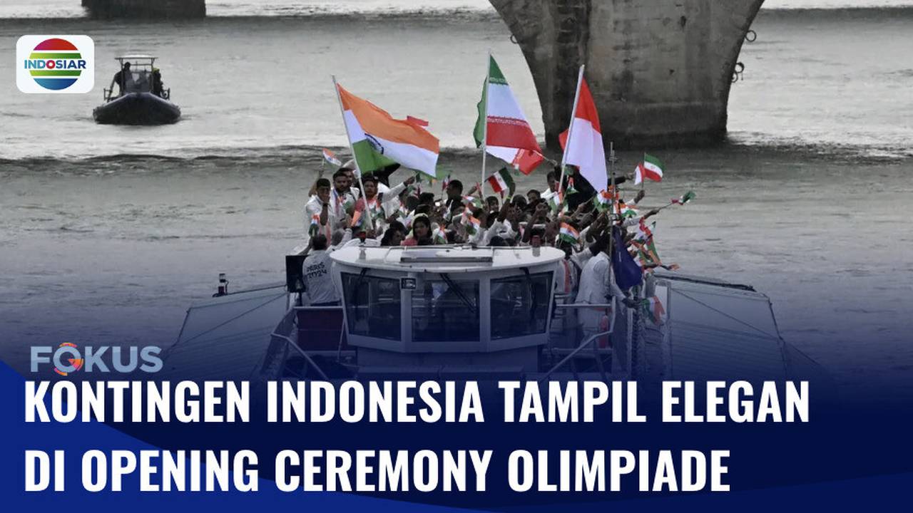 Defile Peserta Olimpiade Paris Susuri sungai Seine Sepanjang 6 ...