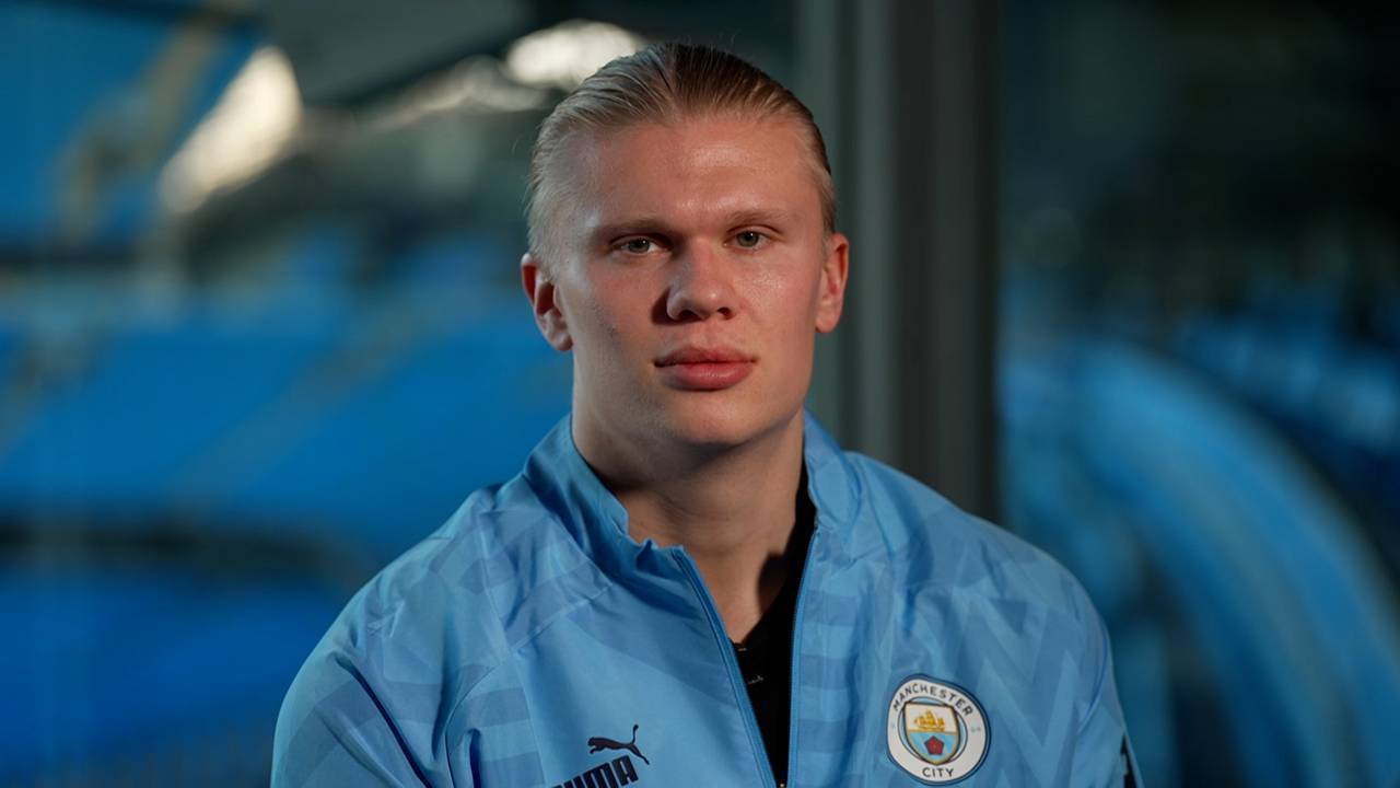 ICS Interview, HAALAND Erling (9), Arsenal v Manchester City