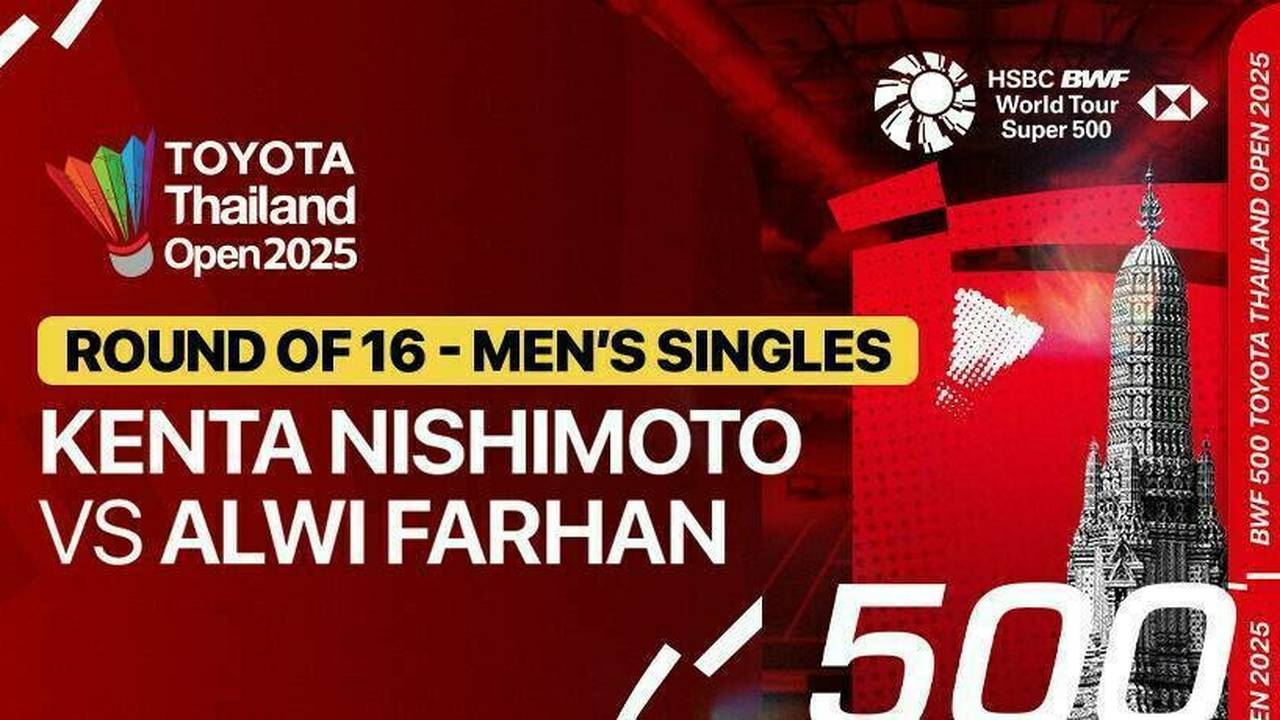 Kenta Nishimoto (JPN) vs Alwi Farhan (INA) - Full Match | Toyota Thailand Open 2025