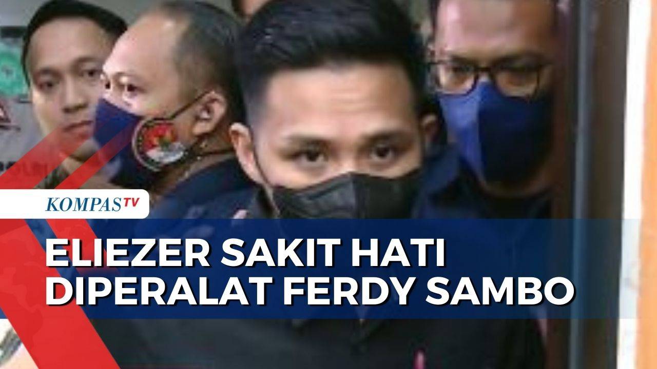 Baca Pledoi, Eliezer Ungkap Perasaannya Hancur Diperalat dan Dibohongi ...