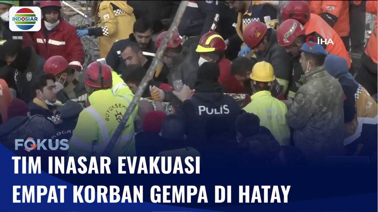 Tim INASAR Evakuasi Empat Korban Gempa di Hatay yang Ditemukan dalam ...