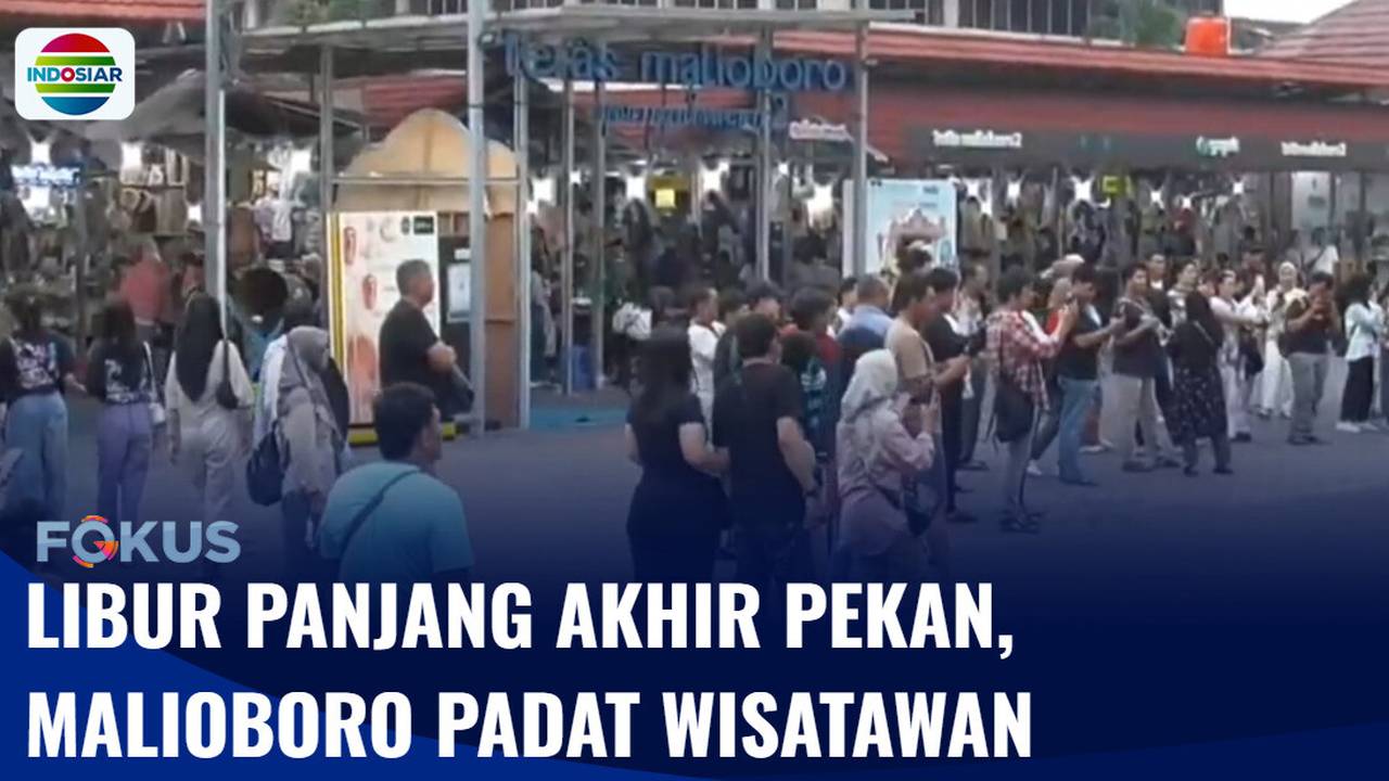 Libur Panjang Akhir Pekan, Malioboro Diserbu Wisatawan | Fokus ...