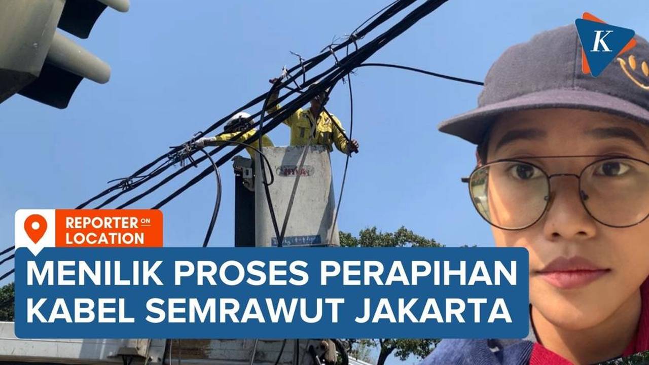 Kabel Semrawut Hantui Jakarta, Gimana Proses Perapihan Kabelnya ...