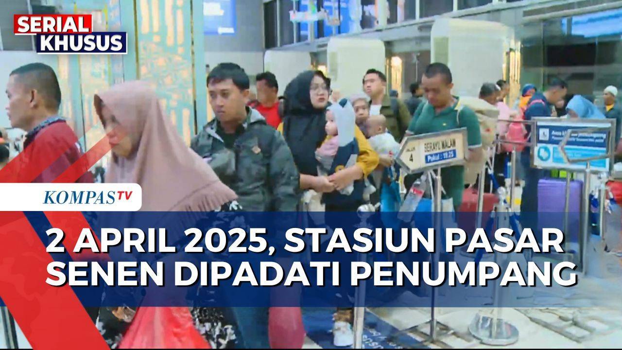 Arus Balik, PT KAI Catat Okupansi di Stasiun Pasar Senen Capai 100 Persen pada 2 April 2025 ...