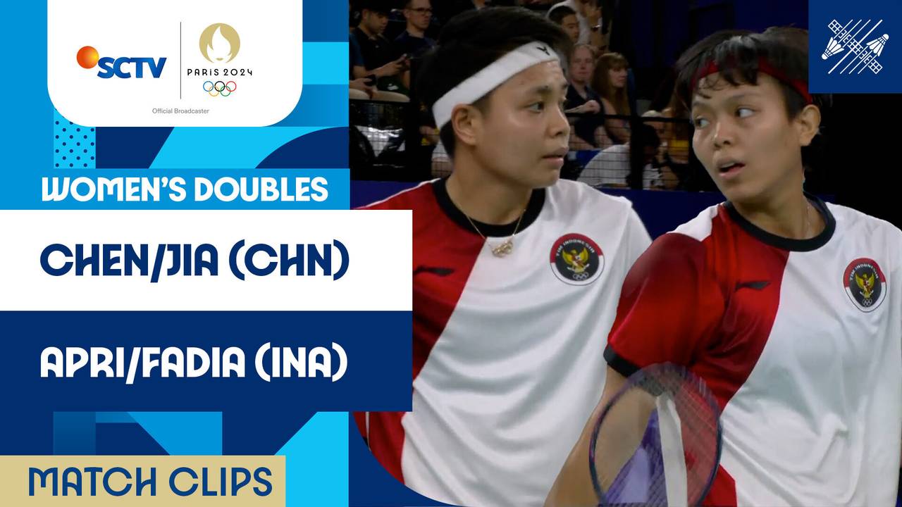 Chen/Jia (CHN) vs Apri/Fadia (INA) - Match Clips | Olympic Games Paris 2024