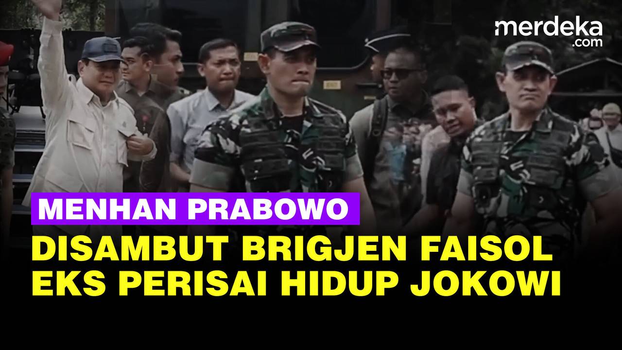 Momen Menhan Prabowo Disambut Brigjen TNI Faisol Eks Perisai Hidup ...