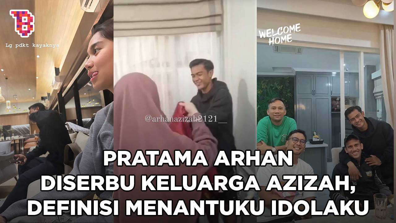 Momen Pratama Arhan dikenalkan dengan keluarga Azizah Salsha, banyak yang minta foto hingga ...