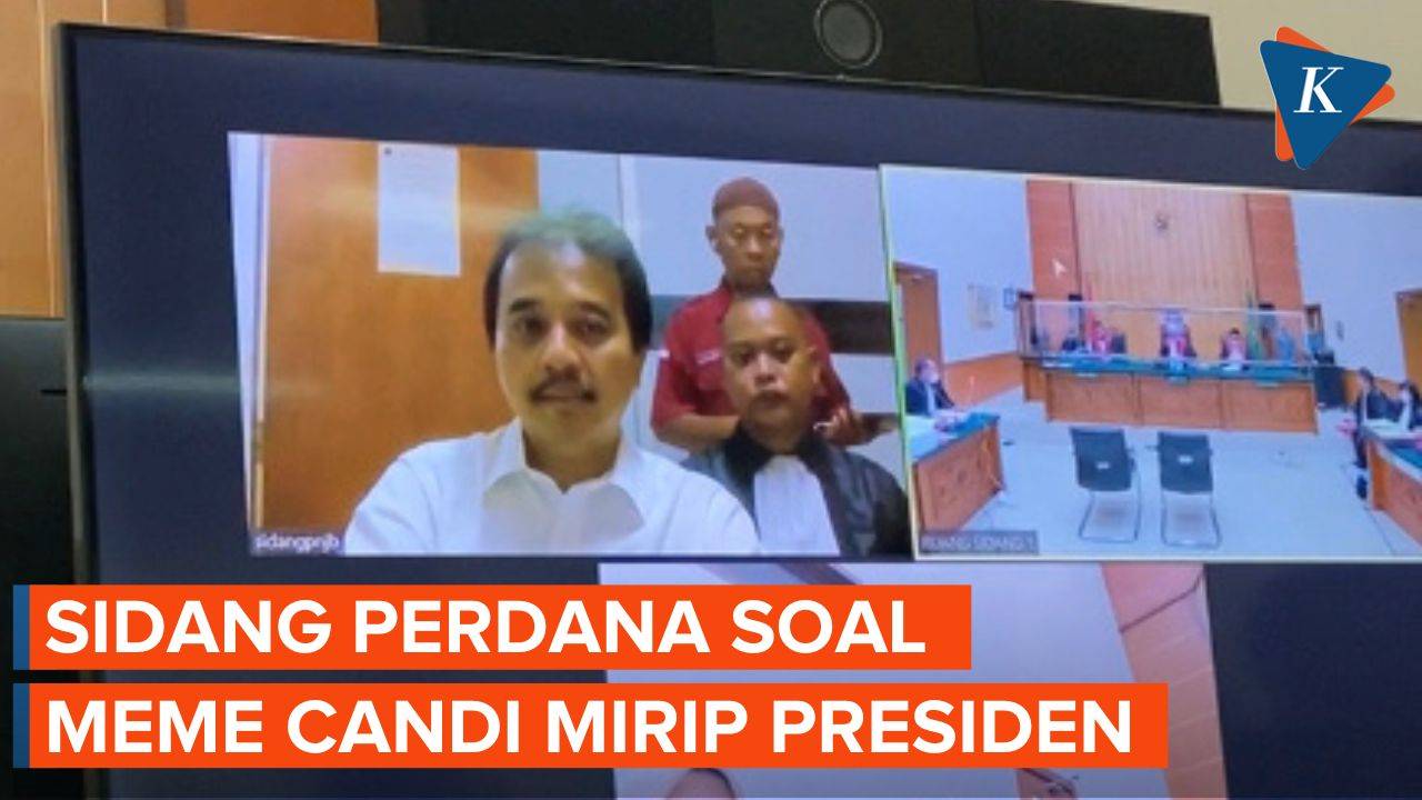 Hadir Secara Virtual Roy Suryo Jalani Sidang Perdana Kasus Dugaan