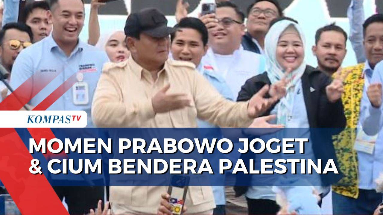 Kampanye di Batam, Prabowo Sempat Berjoget di Atas Panggung dan Cium ...