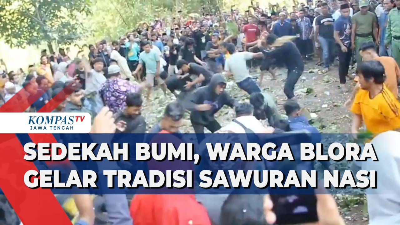 Sedekah Bumi, Warga Blora Gelar Tradisi Sawuran Nasi - Kompas TV | Vidio