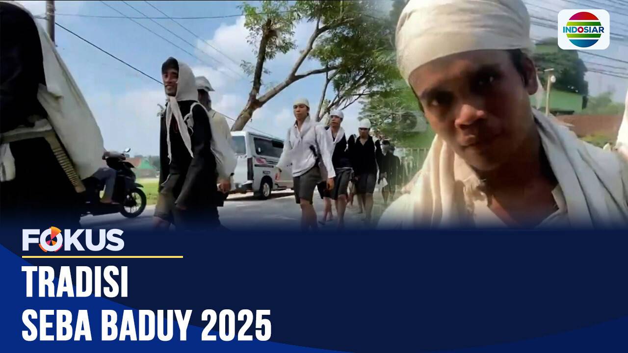 Tradisi Seba Baduy 2025, Warga Baduy Jalan Kaki 50 KM ke Kantor Bupati | Fokus - INDOSIAR | Vidio