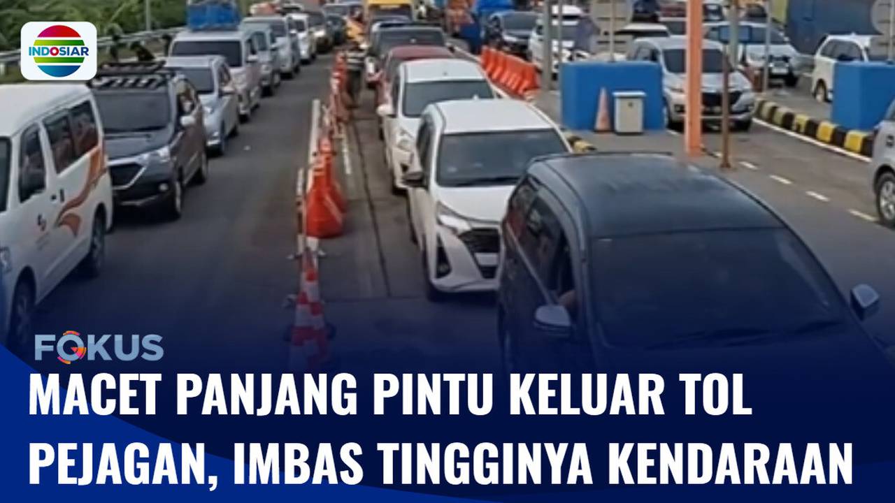 Kemacetan Panjang Pintu Keluar Tol Pejagan, Imbas Tingginya Volume ...