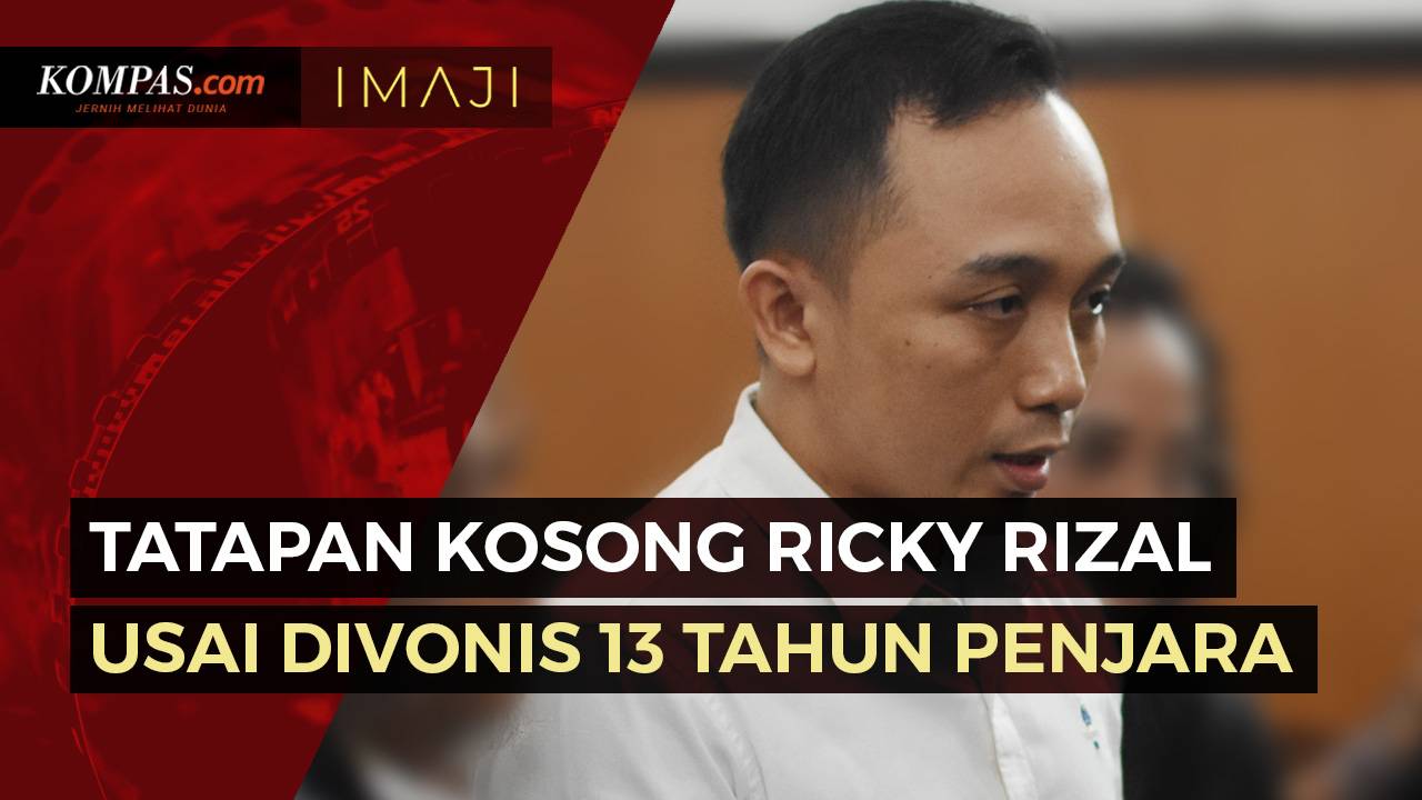 Tatapan Kosong Ricky Rizal Usai Dijatuhi Vonis 13 Tahun Penjara ...
