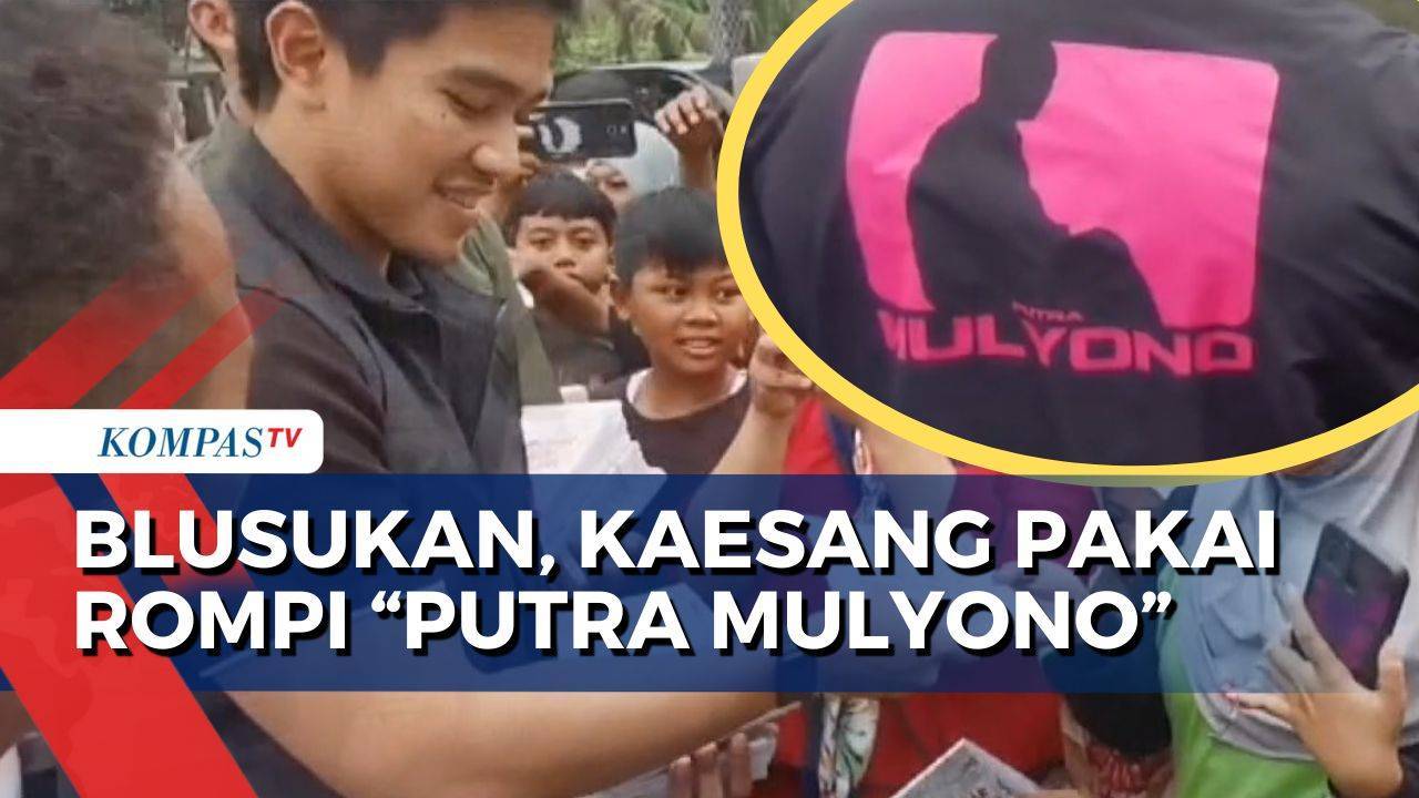 Blusukan dan Temui Warga Tangerang, Kaesang Pangarep Gunakan Rompi ...