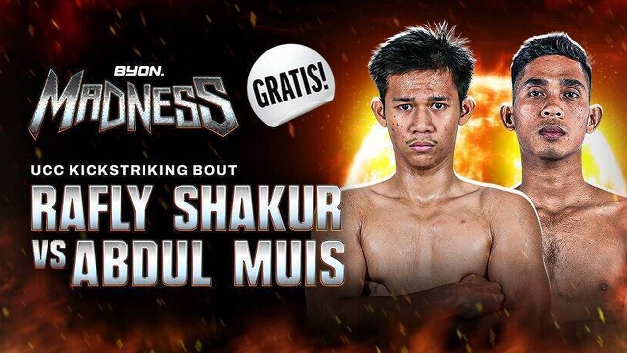 Rafly Shakur vs Abdul Muis - UCC Kickstriking Bout - Full Match | Byon Madness 2025
