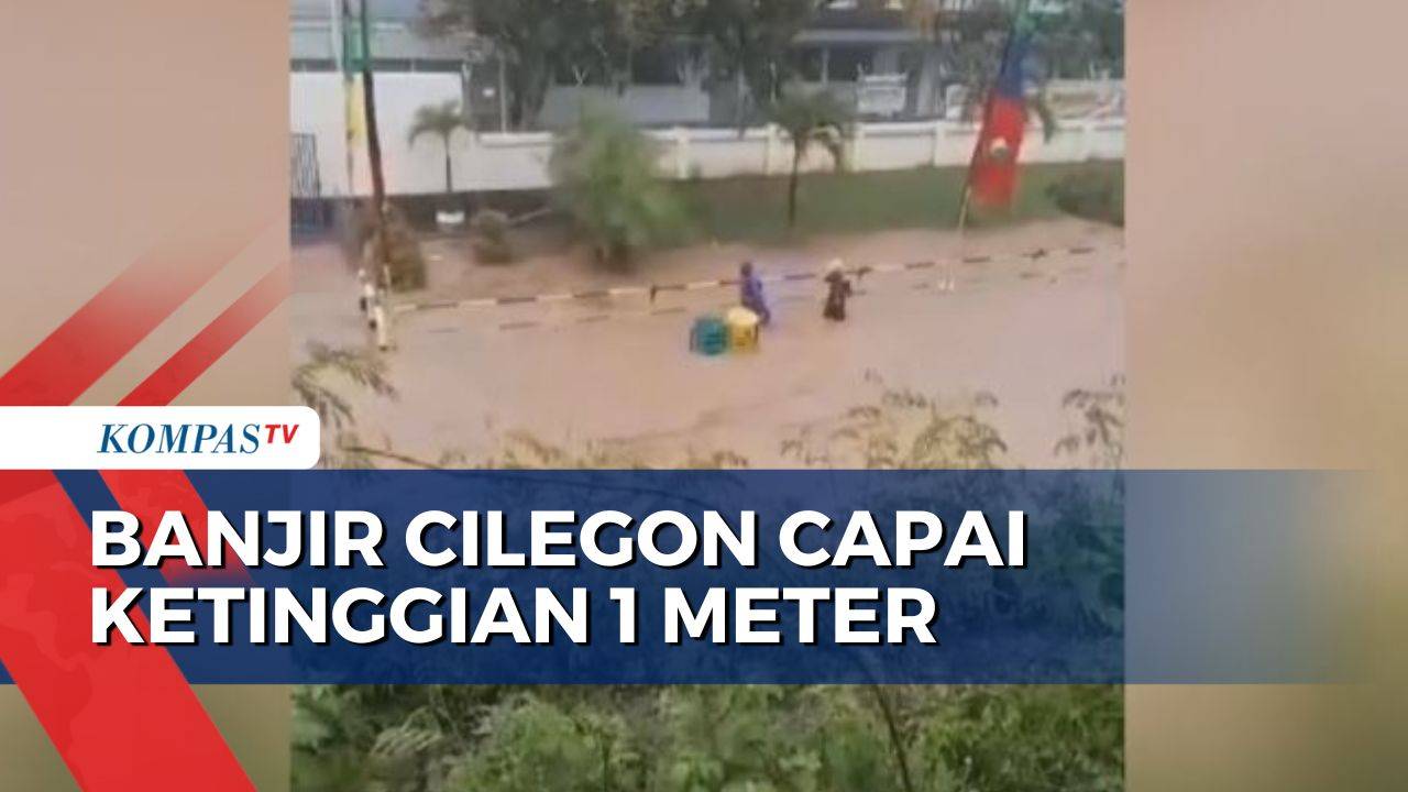 Sejumlah Ruas Jalan Raya Anyer Cilegon Banten Terendam Banjir hingga ...