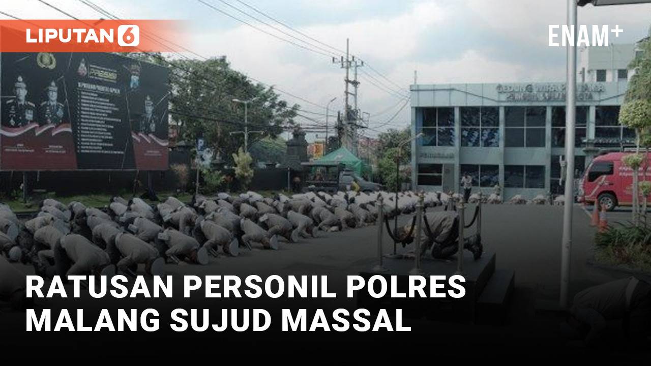 Polres Malang Sujud Mohon Ampun Imbas Tragedi Kanjuruhan - LiputanEnam ...