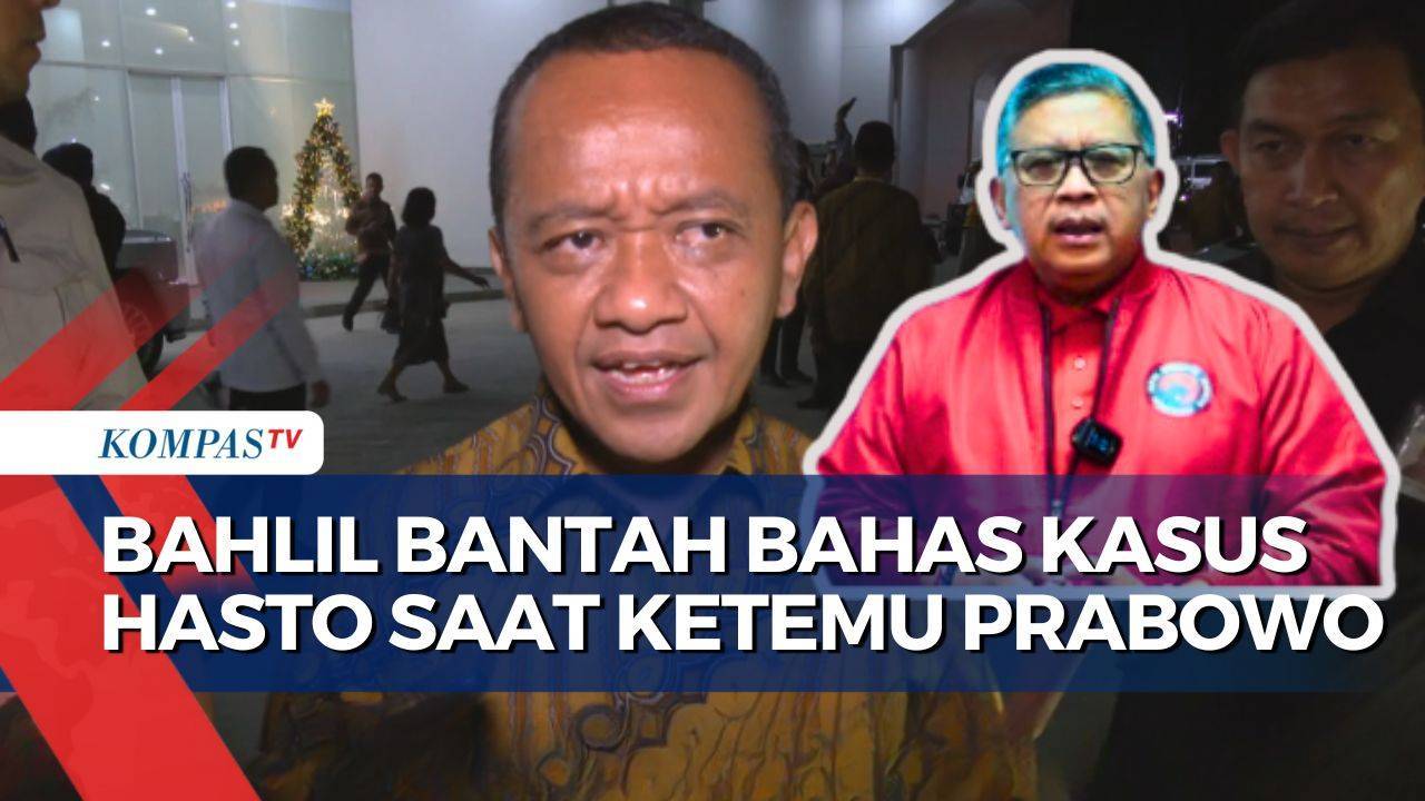 Bahlil Bantah Bahas Kasus Hasto saat Bertemu Presiden Prabowo di ...