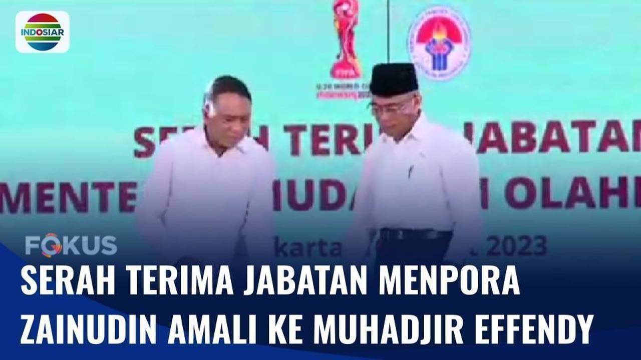 Zainudin Amali Resmi Serahkan Jabatan Menpora kepada Plt Menpora ...