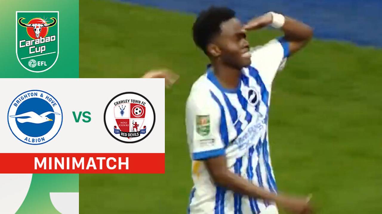 Brighton vs Crawley Town - Mini Match | Carabao Cup 2024/25