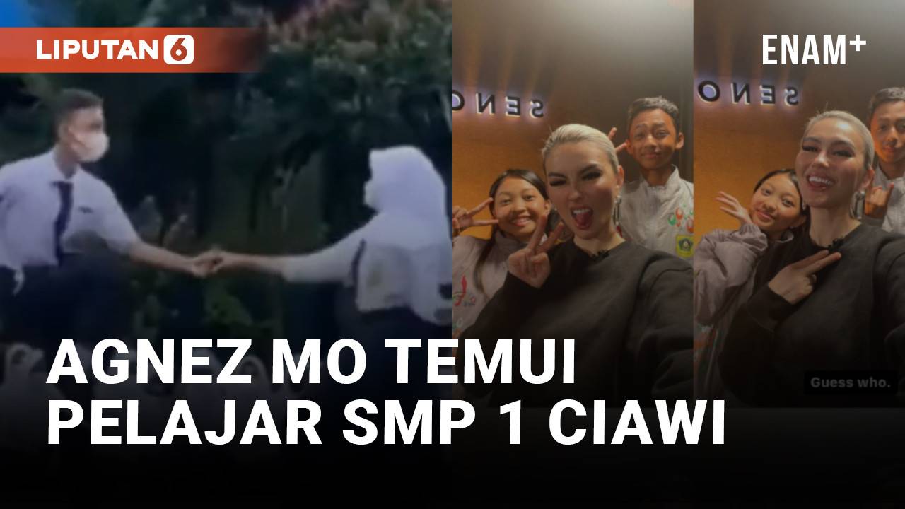 Agnez Mo Akhirnya Ketemu Pelajar Jago Dansa SMP 1 Ciawi - liputan6.com | Vidio