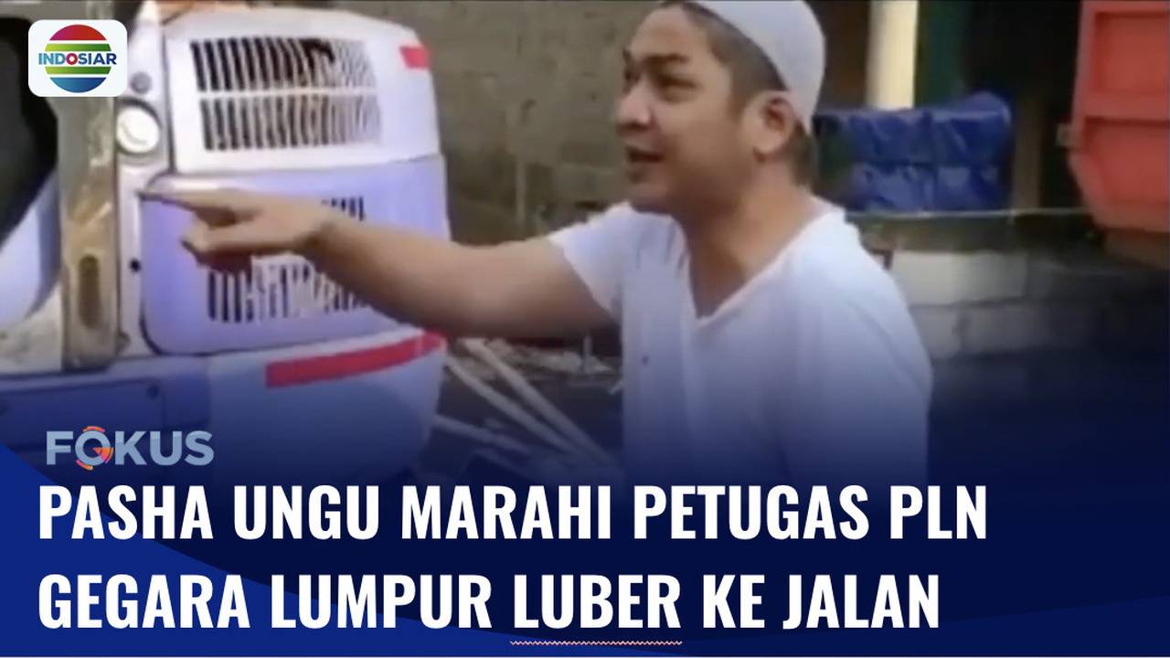 Pasha Ungu Marahi Petugas Galian Tanah Gegara Lumpur Luber ke Jalan ...