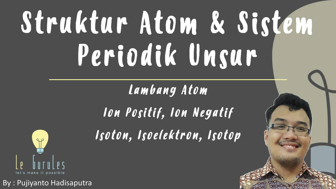 Fisika kelas 9 - Struktur Atom Dan SPU (2) - Lambang Atom, Proton ...