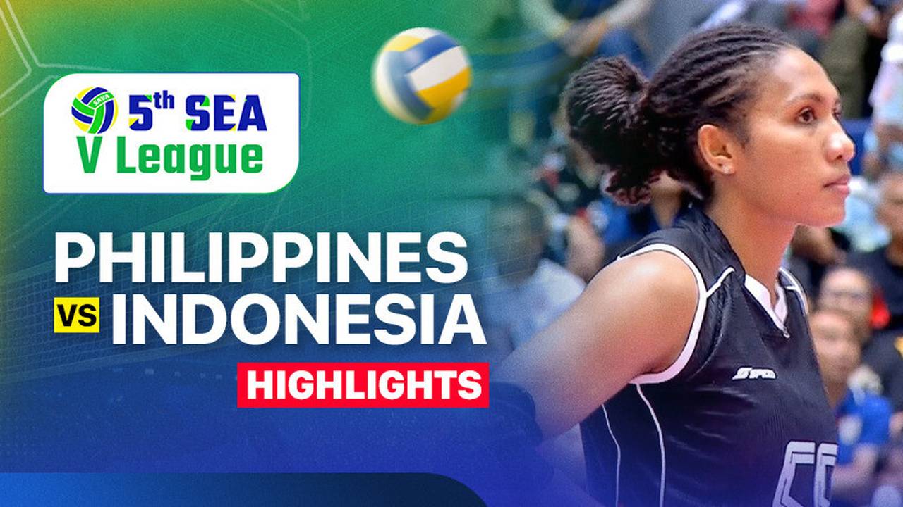 Women: Philippines vs Indonesia - Highlights | SEA VLeague 2025