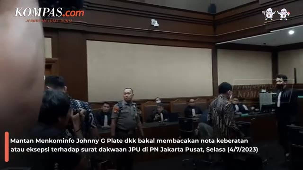 Didakwa Korupsi BTS Kominfo Rp 8 Triliun, Johnny G Plate Sampaikan Nota Keberatan Hari Ini ...