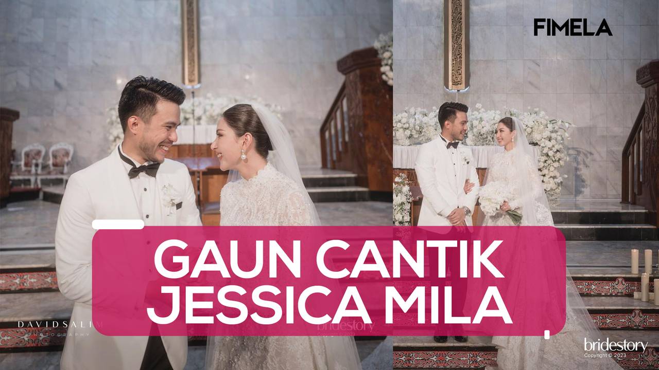 Gaun Cantik Pernikahan Jessica Mila yang Dibuat Selama 1200 Jam ...