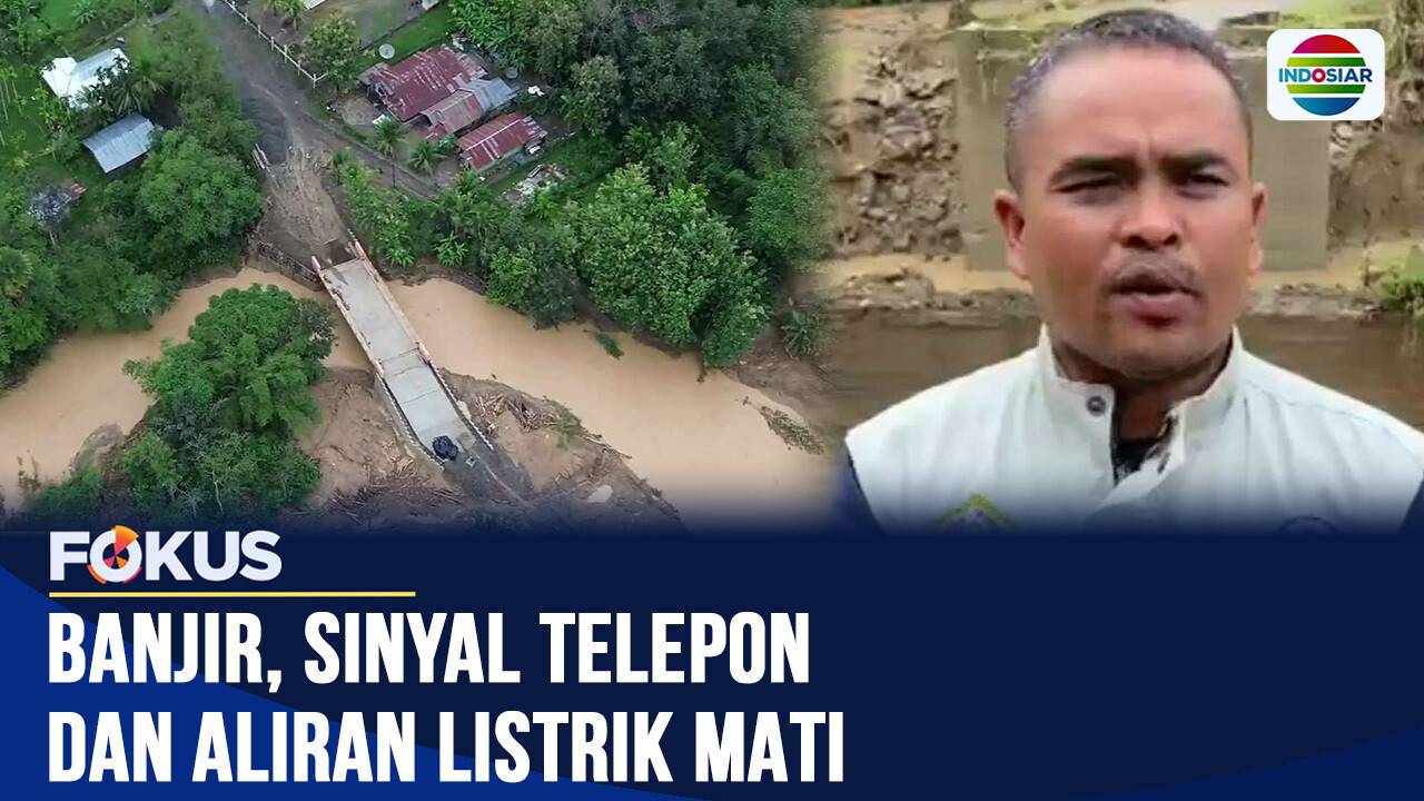 Jembatan Putus Disapu Banjir, Warga Linge Terjebak dan Kehabisan ...