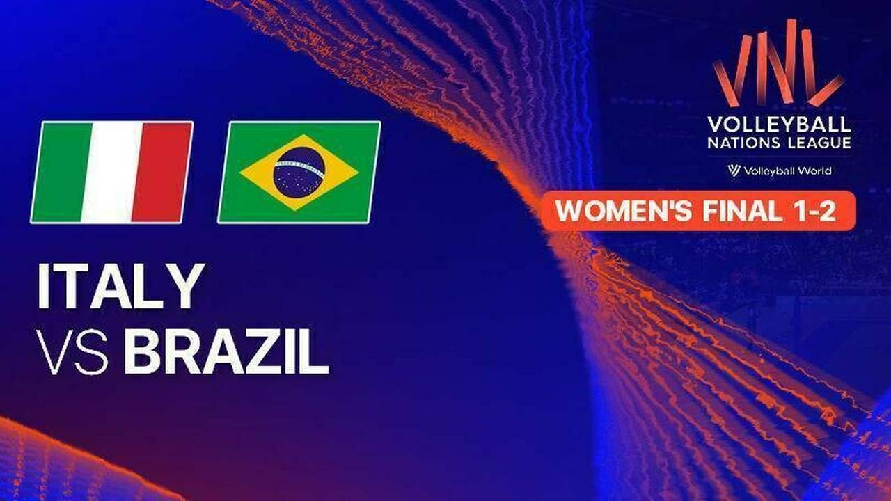 Women: Italy vs Brazil - Full Match | Volleyball Nations League 2025